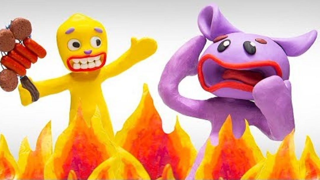 粘土动画片和有趣的动画故事