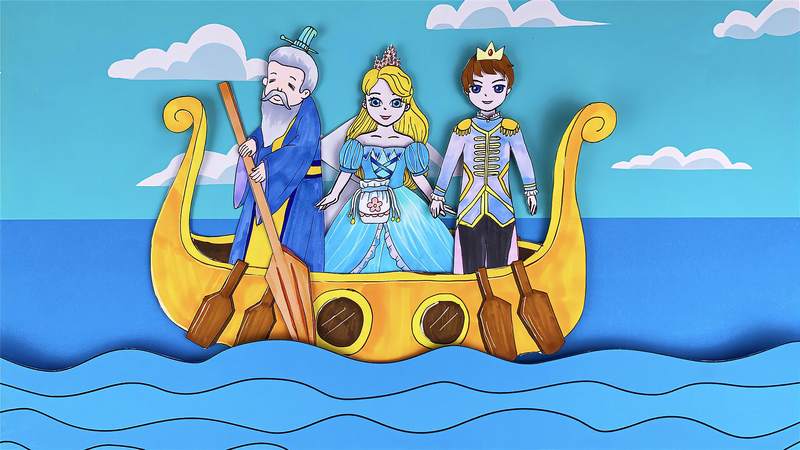 手绘定格动画:喜水镇举办捕鱼大赛,第一名能获得神秘大奖!