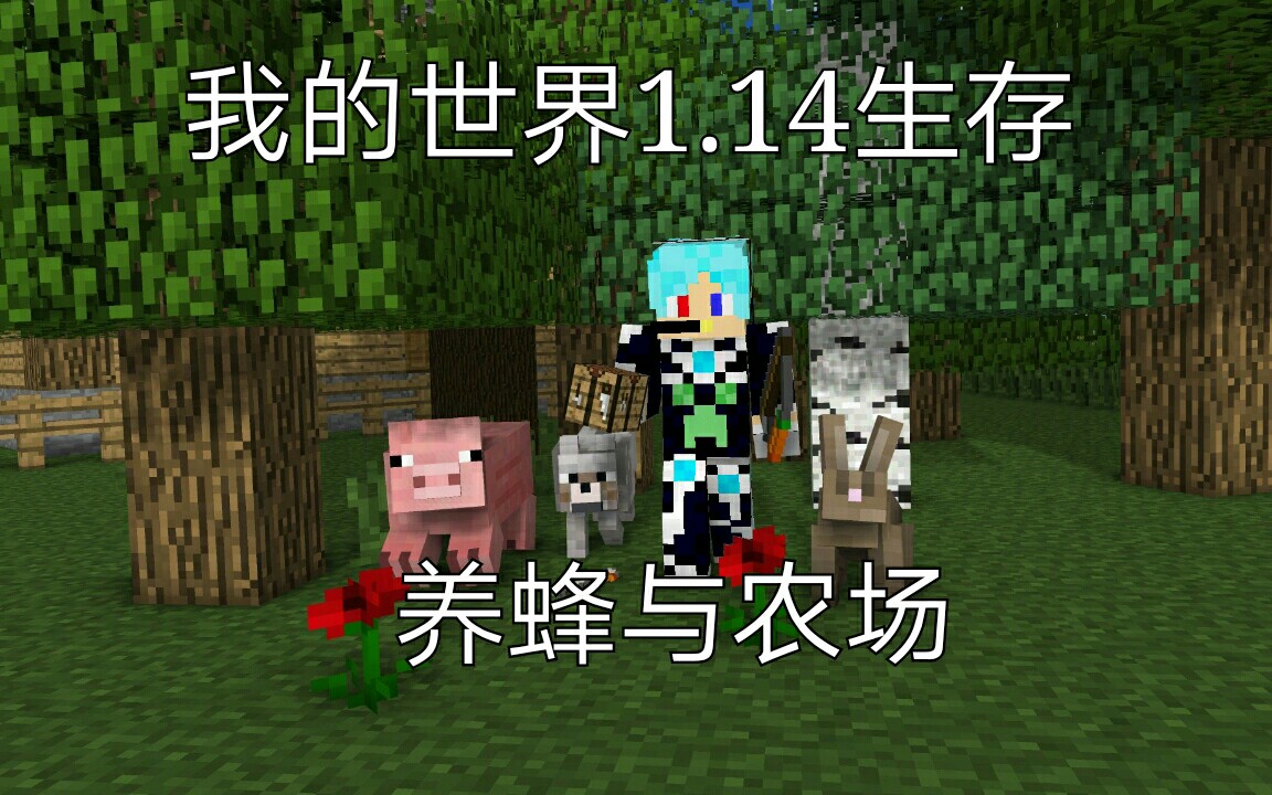 我的世界单人生存#4蜂蜜与农场