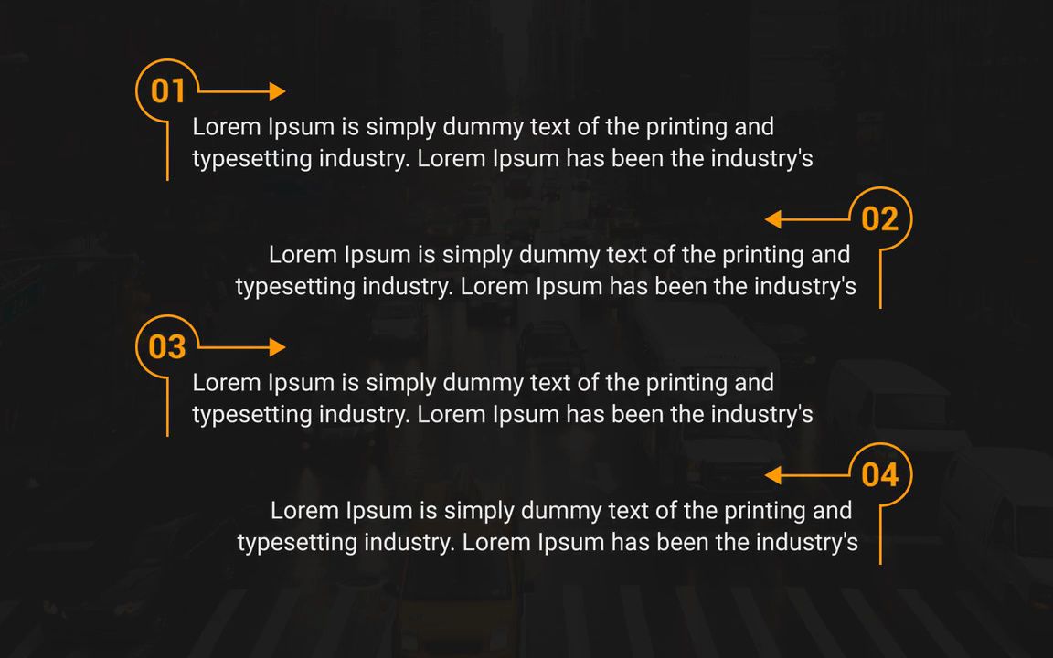 项目符号文本列表PR动态图形模板