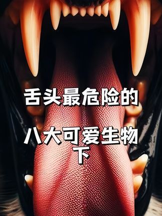 有些动物虽然长得可爱,但是舌头却一点也不安全! #萌犬 #动物的 #危险...