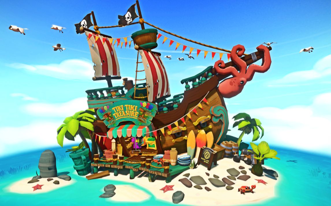 【Maya场景建模】海盗船案例建模教程,大型场景建模,快快来学