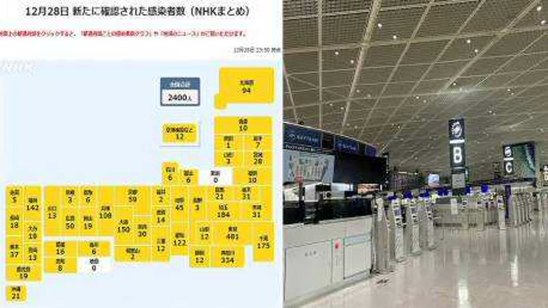 日本新增新冠确诊2400例,首次发现南非变异新冠病毒感染病例