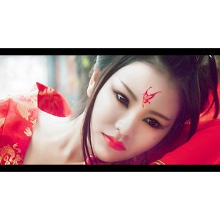 月姣姣兮晕间华 
