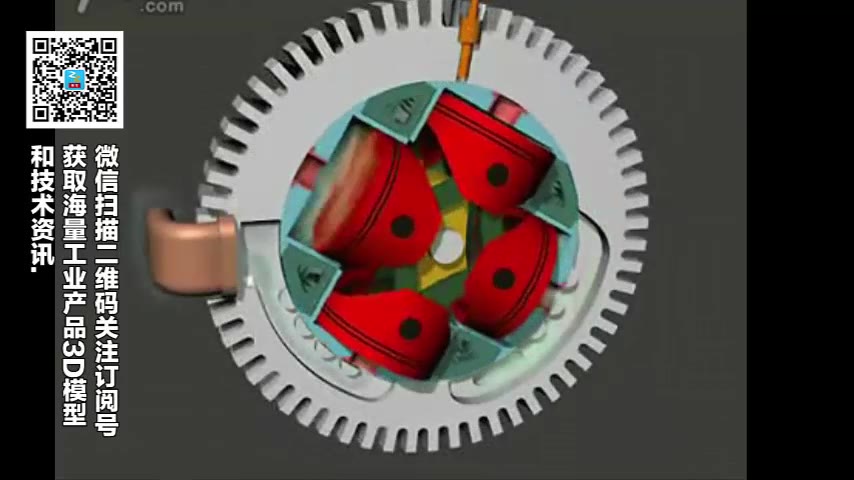 最新型的旋转四活塞发动机