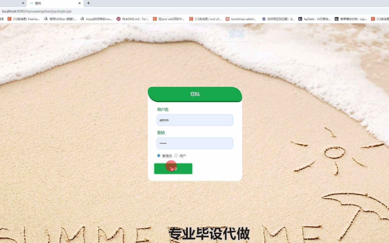 基于java web旅游网站系统的设计与实现ssm vue mysql|计算机毕业...