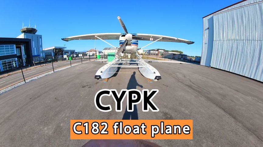 2021-7-16 CYPK C182 float plane. [insta360 test]