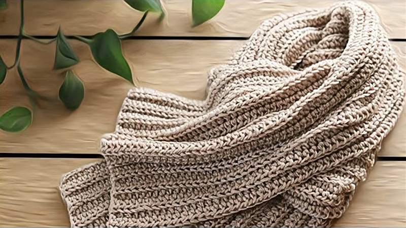 如何用钩针编织漂亮的春季围巾,简单易织,方便舒适,漂亮实用