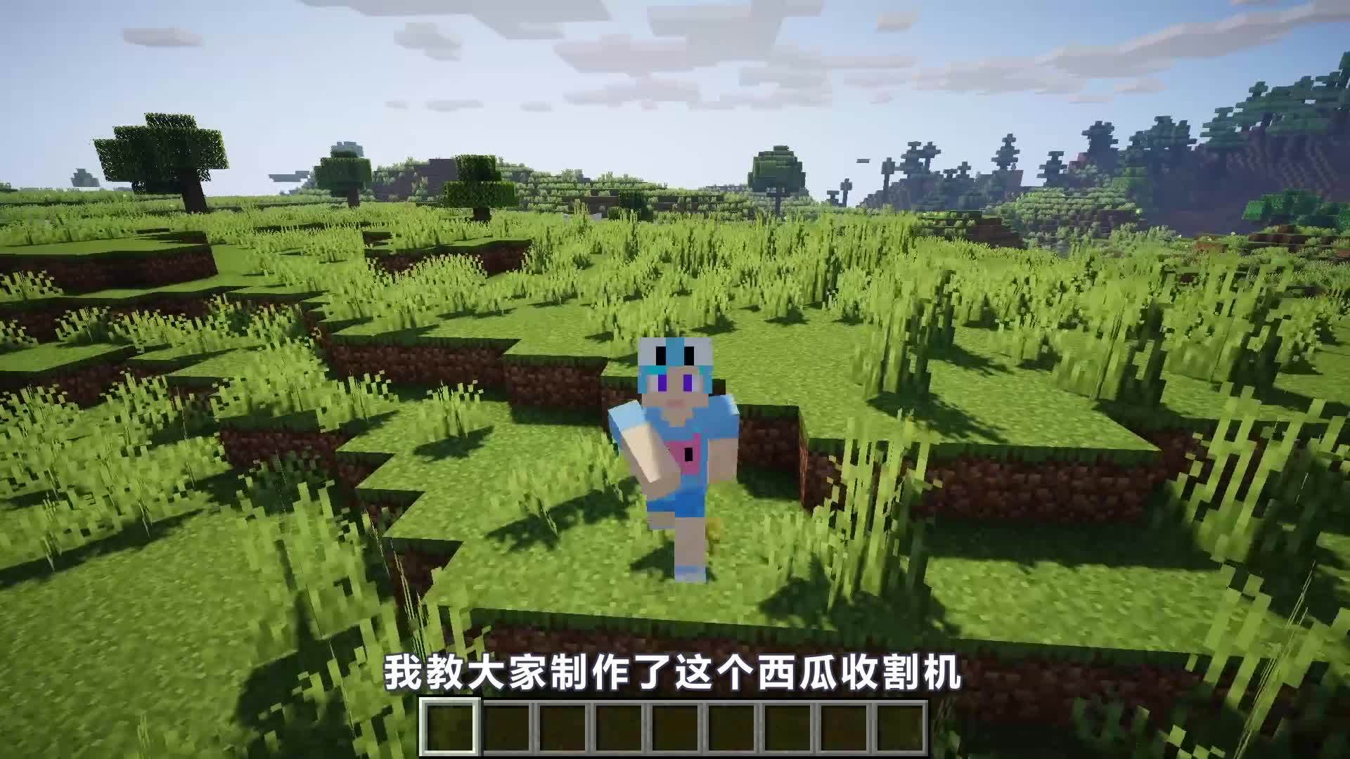 我的世界:还在嫌获取羊毛太费事?懒人必备的全自动羊毛牧场了解一下!