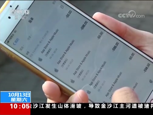 [新闻直播间]多地苹果手机用户遭盗刷 退款需苹果后台自动审批