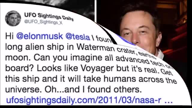 特斯拉新业务!?修复月球上坠毁的外星飞船?