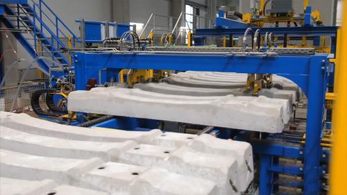 探访德国混凝土轨枕生产线,不愧是制造强国,场面壮观