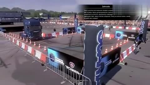 斯堪尼亚重型卡车驾驶模拟游戏测试片[高清]