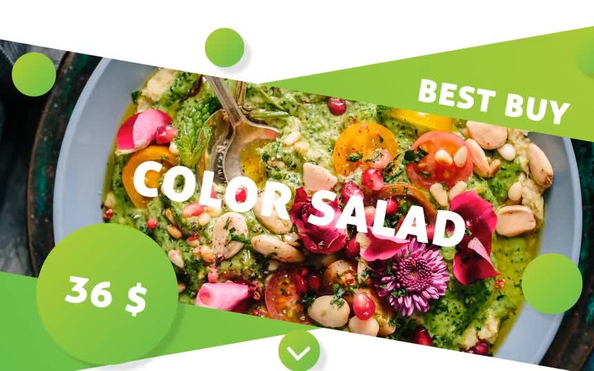 AE模板-餐厅菜单视频介绍食物价格介绍模板