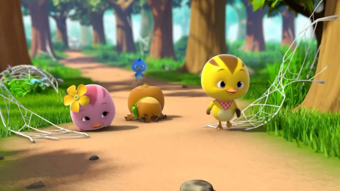 萌鸡小队:骄傲的人都是有资本的,欢欢擅长跑步,直接让姐姐先跑