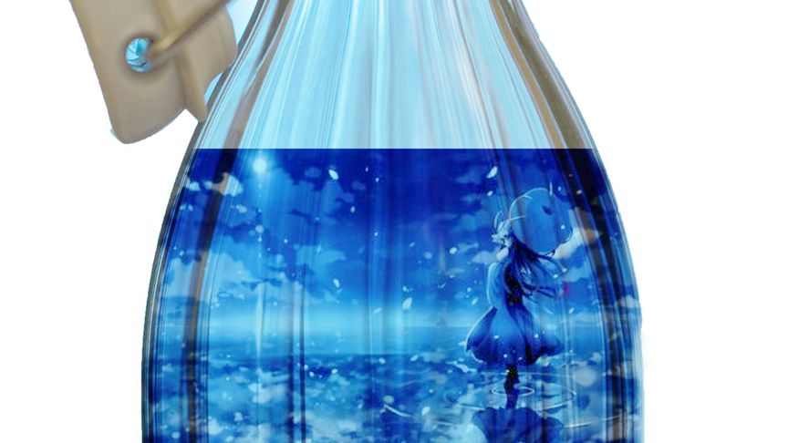 PS在玻璃瓶中打造童话世界,用不同视觉看世界。