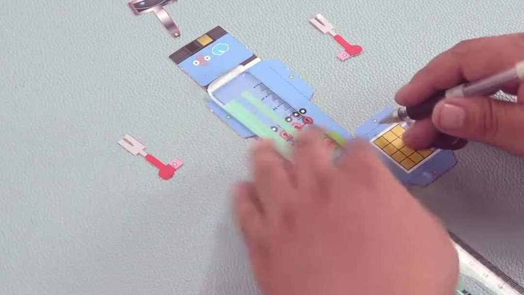 手工制作一张纸做出立体机器人纸模,612岁宝宝一学就会