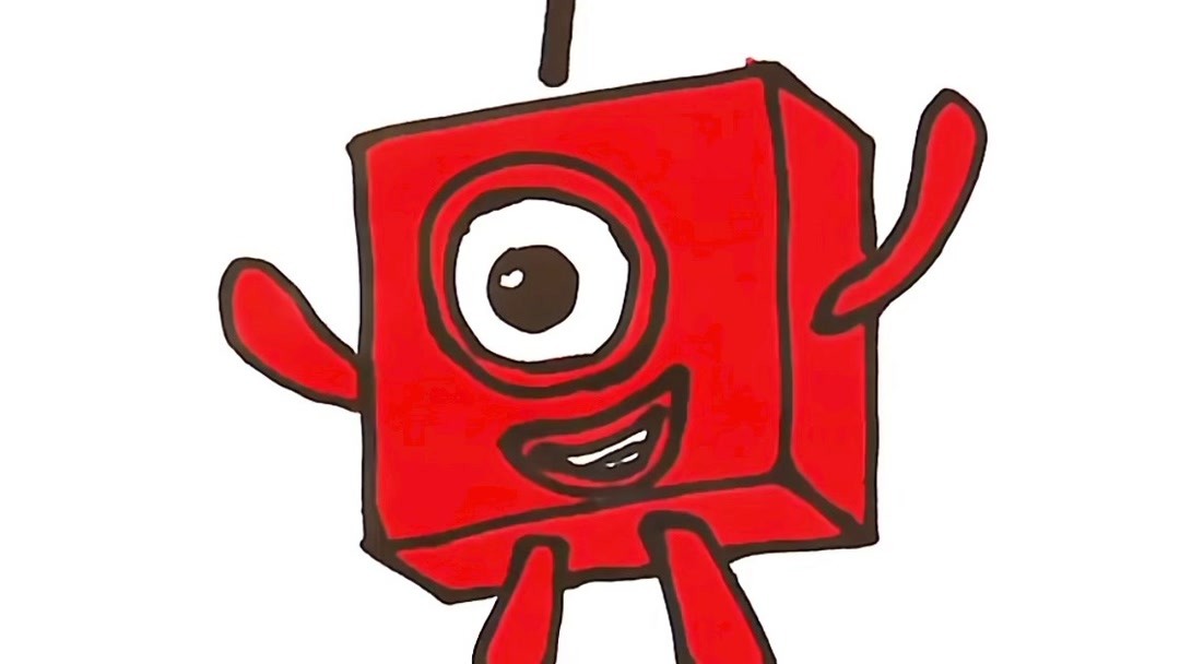 数字积木 搞笑动画:大眼睛小1 模样也太可爱了!