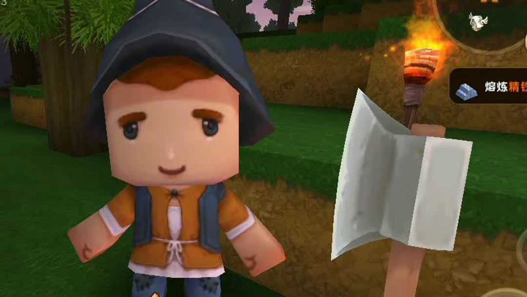 迷你世界商人小哥找我做买卖,