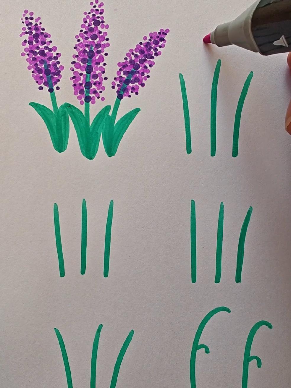 一起来画各种花