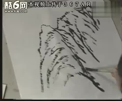 山水画基本技法教学3-3湿破干