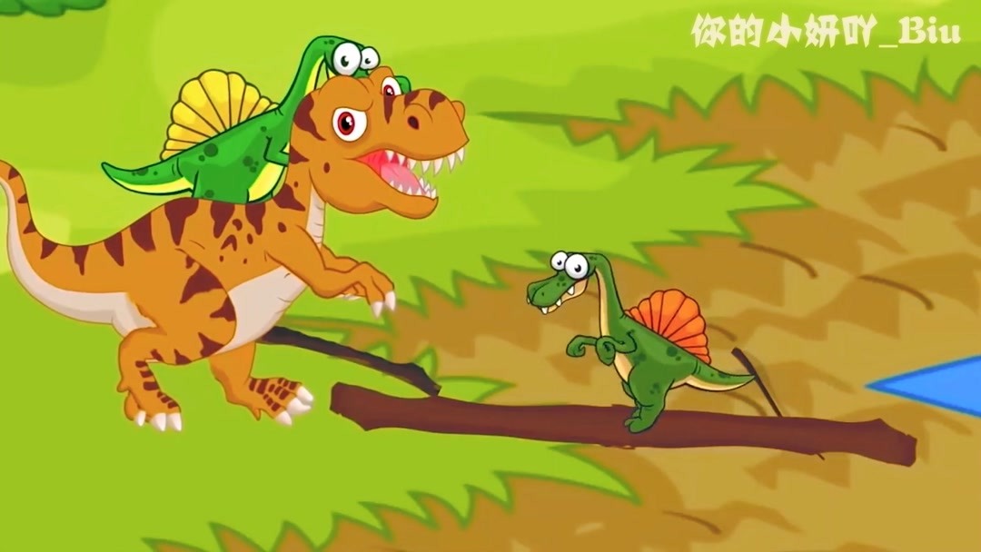 恐龙世界 恐龙救援队 没关系 我用木棍搭桥帮你过来