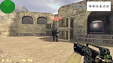 CS1.6:M4A1点射,职业眼里只有头