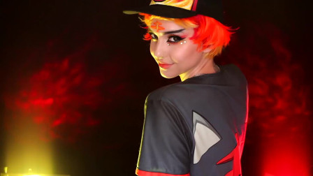 妹子的漫画妆容,真的好特别,俏皮可爱