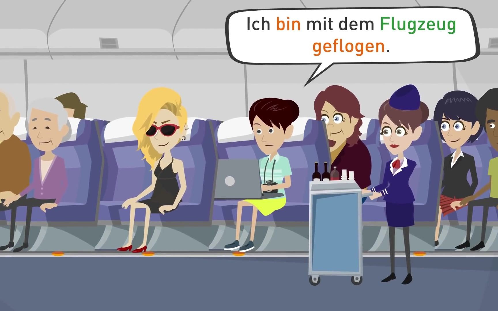 【中文字幕】德语入门 A1.3 【32】现在时和过去完成时中最重要的动词