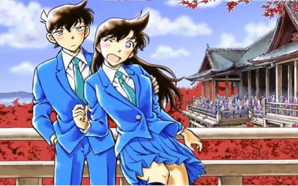 新一和工藤太太的恋情在甜蜜的进展中