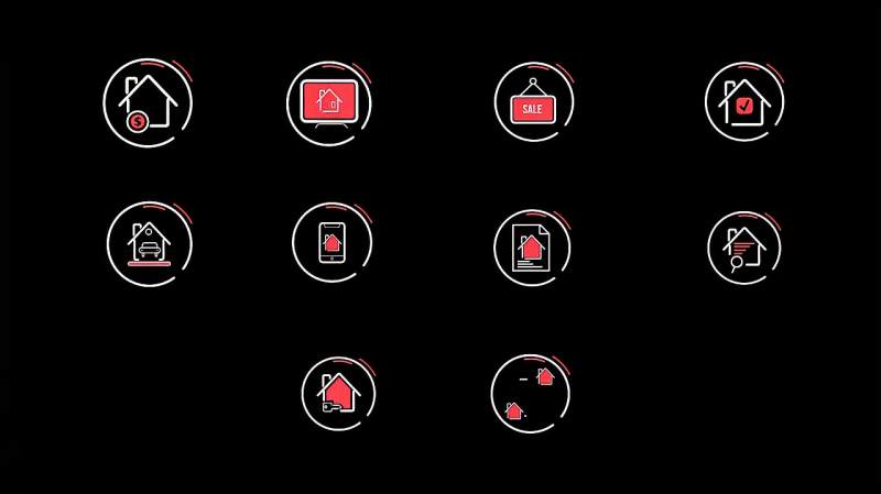 专业设计的房屋宣传动态视频ae模板