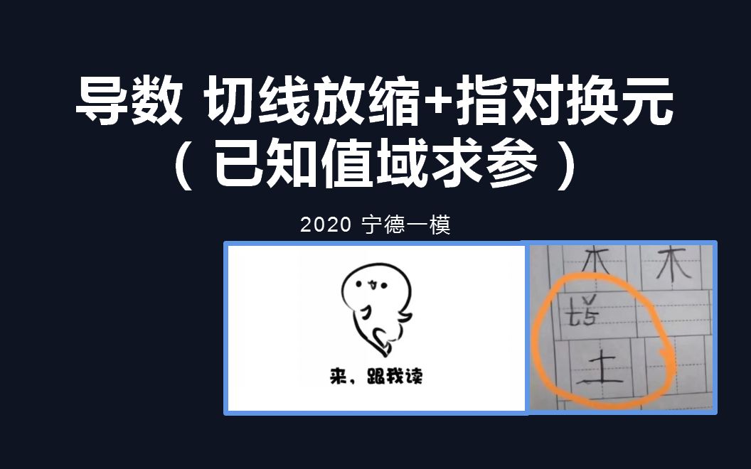 基于切线放缩与指对换元的值域问题 导数 指对综合 封面侵删