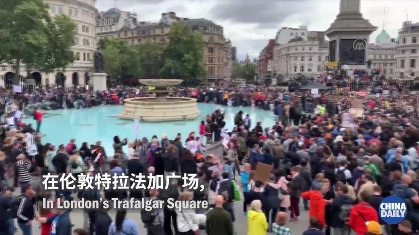 欧洲多地爆发示威反对政府抗疫措施