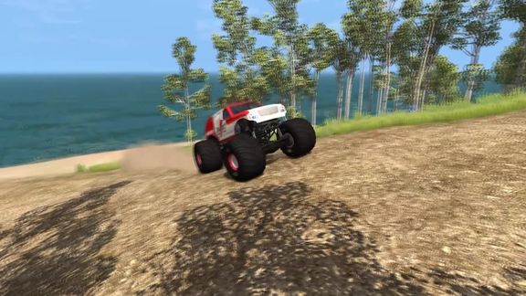 四驱越野车山地极限爬坡测试,看着太揪心了