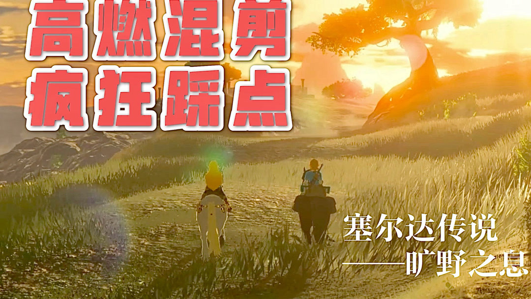 【塞尔达传说|旷野之息】高燃混剪!疯狂踩点!头皮发麻!很难不支持