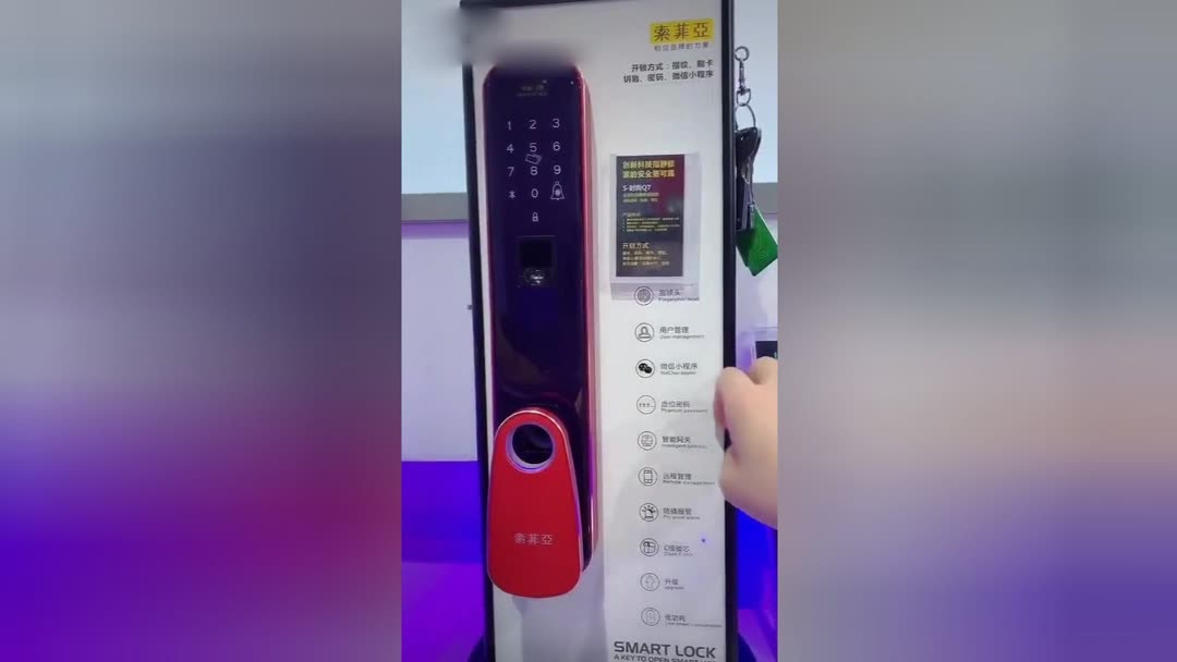 索菲亚指纹锁