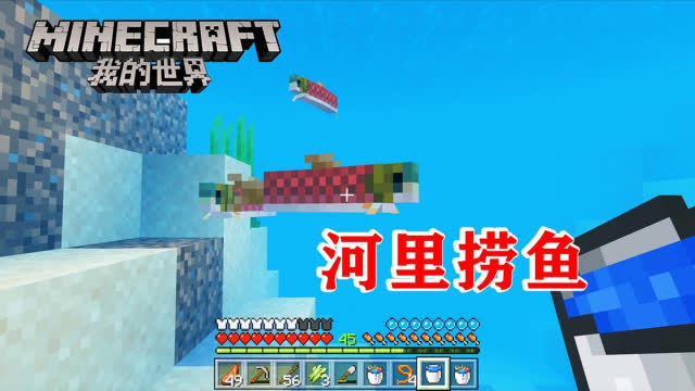 我的世界73:搞笑养鱼记,箱子里的鱼儿都死了