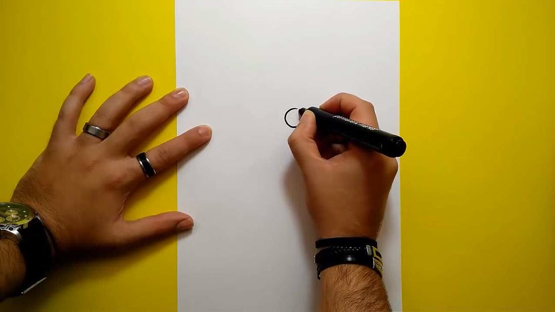 亲子简笔画教学 五分钟画一个卡通人物并着色吧