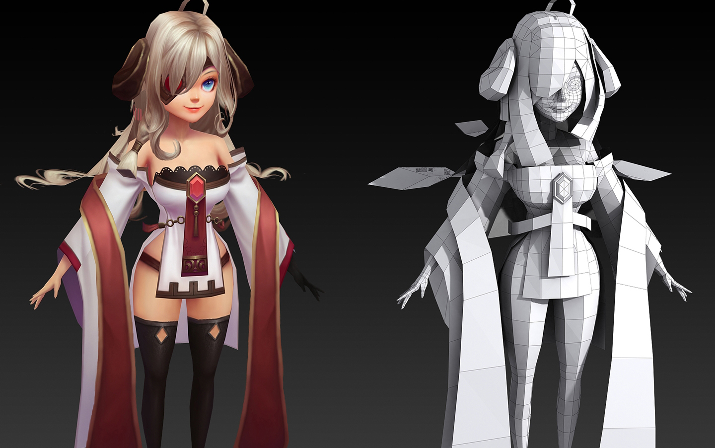 建模教程次世代游戏建模制作工作流程