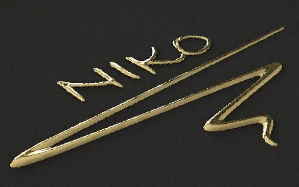 C4D教程 - 金色液体流动文字特效 Liquid Gold