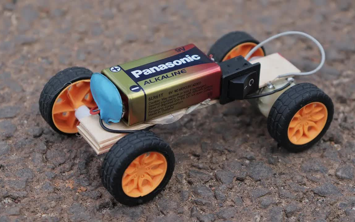 如何制作简单的微型电动车