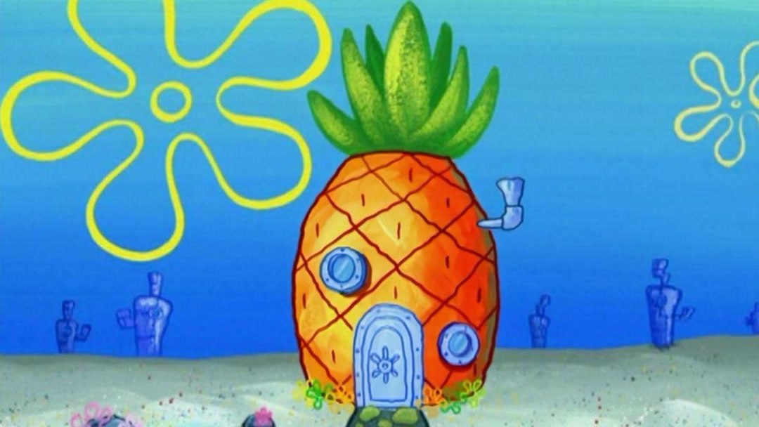 海绵宝宝家乡房子好奇特,海绵宝宝住的家,就是菠萝屋!