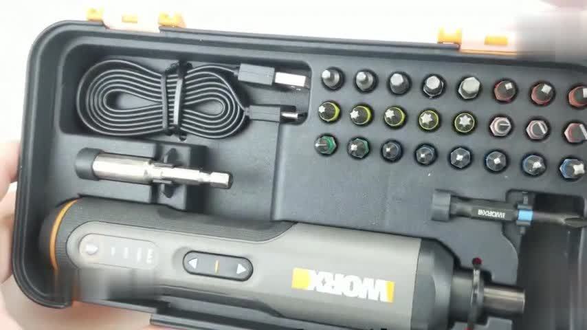 拆解威克士电动螺丝刀,看一看单向离合器的工作原理,...