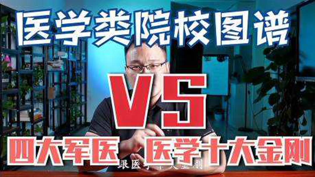 医学类院校的层级图谱分析:四大军医院校和医学十大金刚