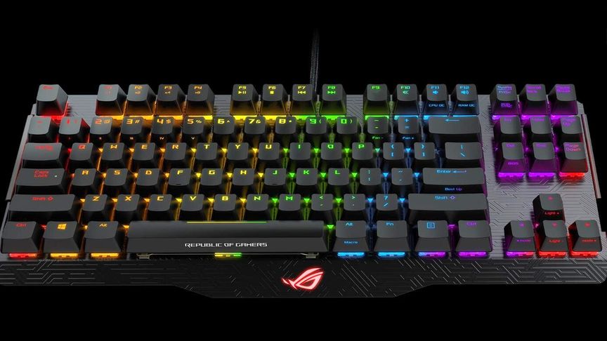 华硕ROG Claymore机械键盘,让你在键盘上体验灯光特效