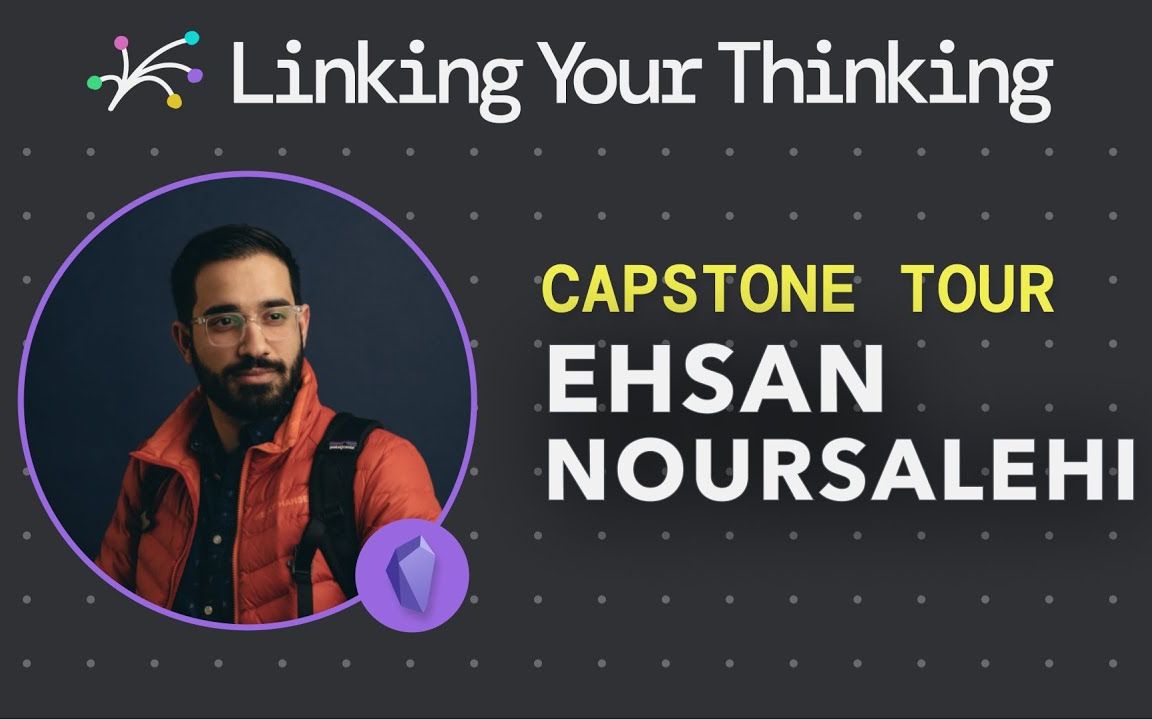 Obsidian 示范 3 || 不是用数百个文件来说明一个项目, 而是展示出一条...