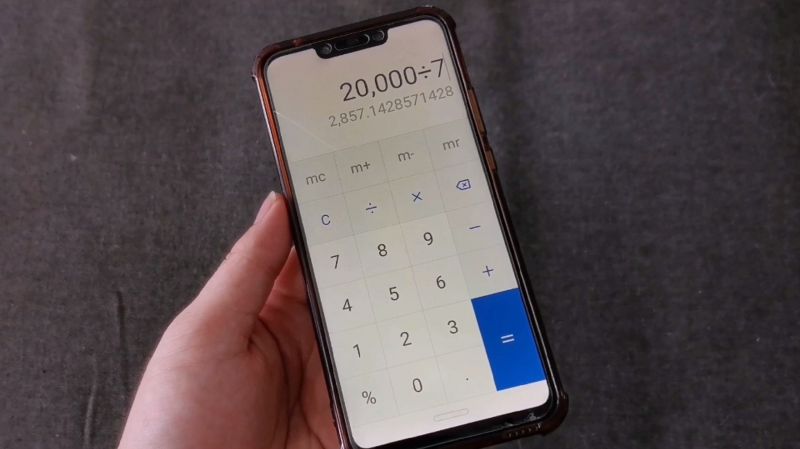 手机上有计算器的赶快看看,我也是今天才明白,不知道就亏大了