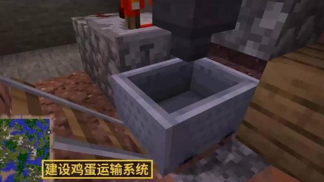 我的世界1.14第58期:我修建铁路,建设1个鸡蛋自送运输系统