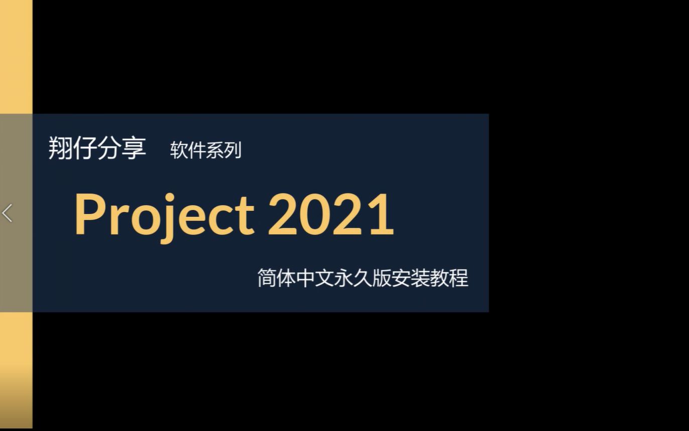 Project 2021中文版安装激活方法 可添加其他国语言