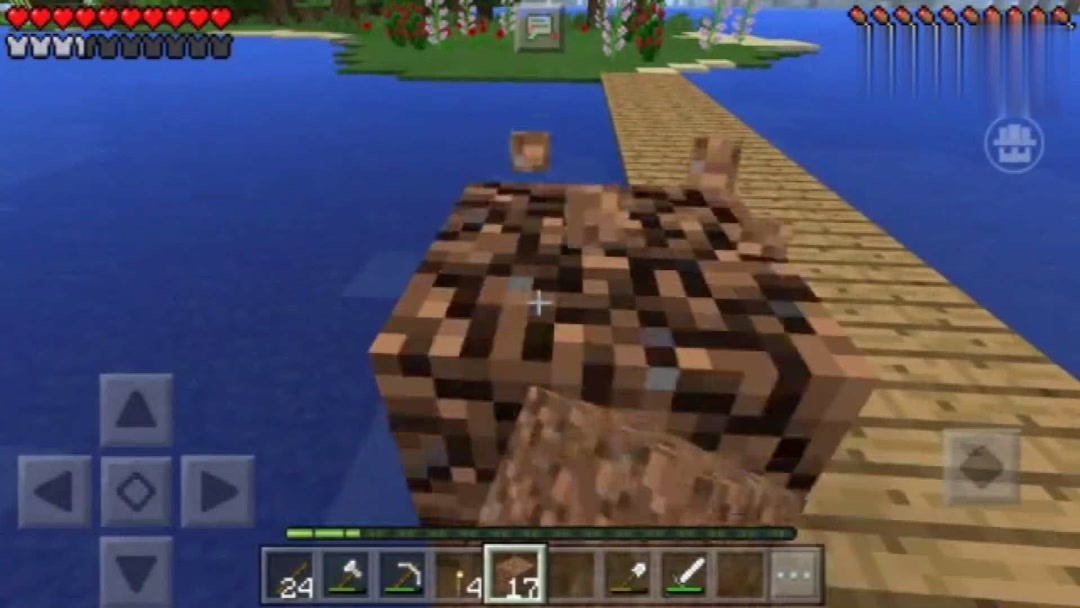 我的世界联机生存ep21 女朋友持剑逼呆呆修建厕所(上)